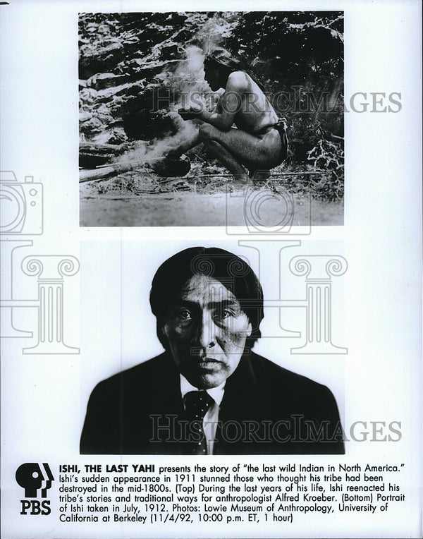 Press Photo Anthropologist Alfred Kroeber, "Ishi, The Last Yahi ...