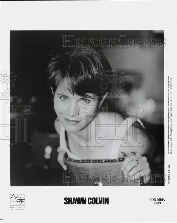 1992 Press Photo Singer Shawn Colvin - ata04728 - Historic Images