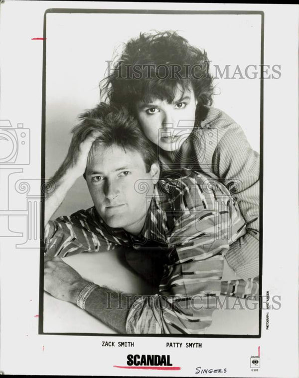 1983 Press Photo Scandal, Music Group - Zack Smith, Patty Smyth - hpp42753 - Historic Images