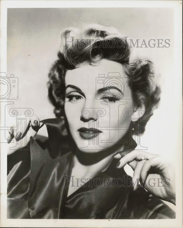 1955 Press Photo Barbara Britton, film actress - hpx12804 - Historic Images