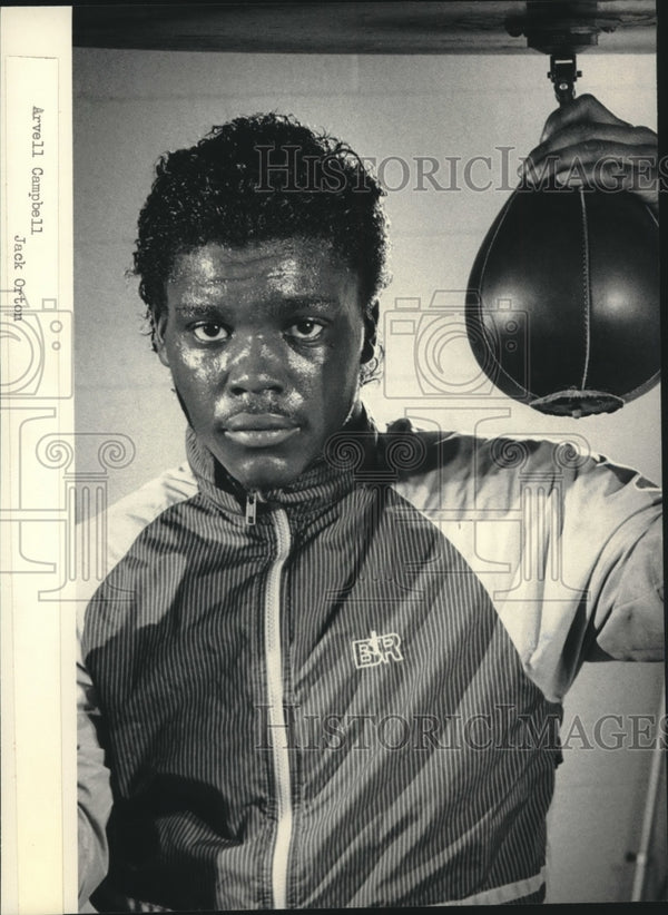 1986 Press Photo Milwaukee boxer Anthony Pearson dreams of being a world champ - Historic Images
