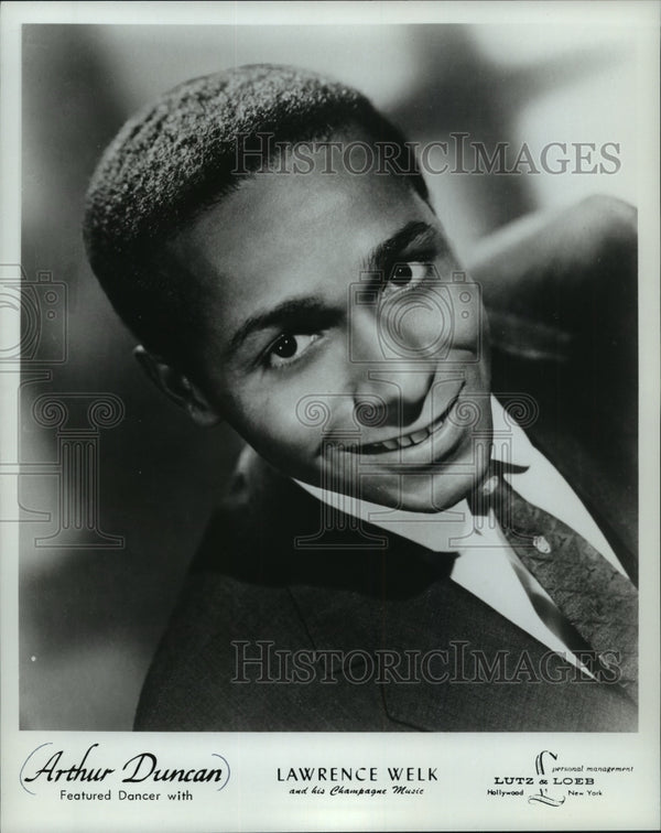 1971 Press Photo Arthur Duncan, Featured Dancer with Lawrence Welk - m - Historic Images