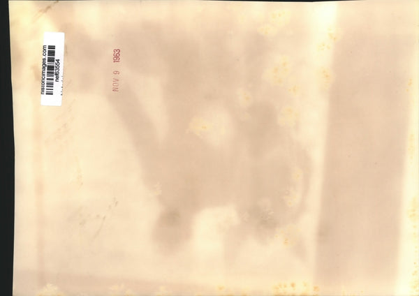 1963 Press Photo Hermann Schridde aboard Franco as receives trophy - nef63554 - Historic Images