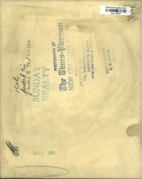 1957 Press Photo Charles J. Eberhardt - noo13607 - Historic Images