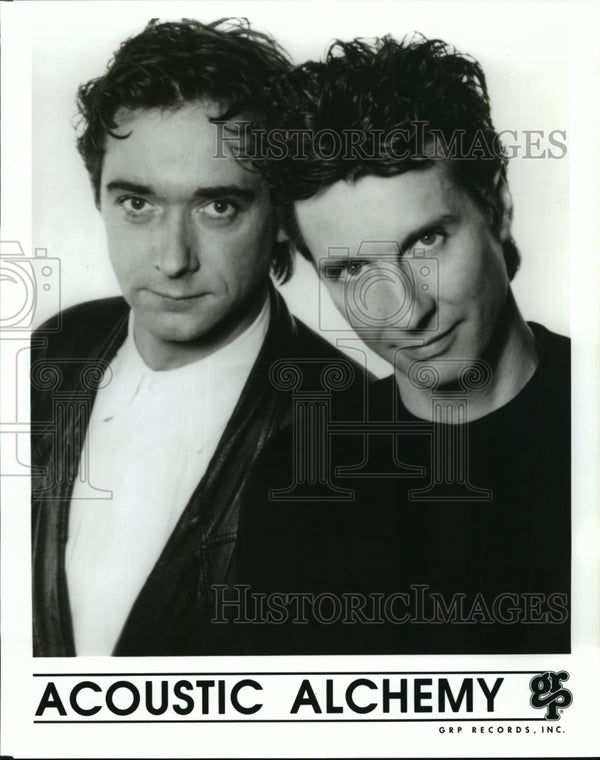 1995 Press Photo Nick Webb and Simon James of Acoustic Alchemy. - nop00839 - Historic Images
