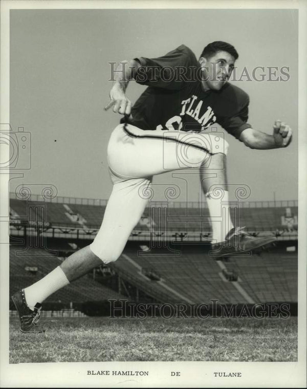 1967 Press Photo Tulane college football player Blake Hamilton - nos14664 - Historic Images