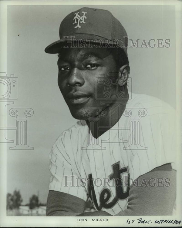 1973 Press Photo New York Mets baseball player John Milner - nos23159 - Historic Images