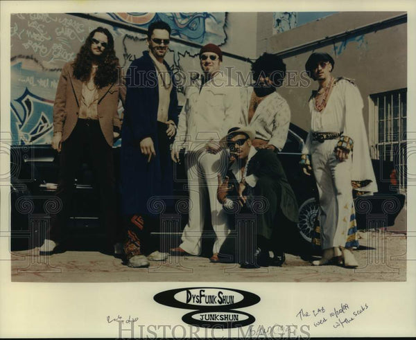 1999 Press Photo Six Members of DysFunkShun Junkshun band - sap02874 ...