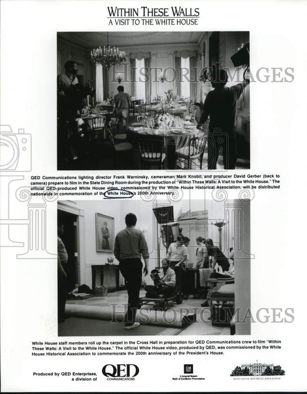 Press Photo Behind the scenes, "Within These Walls: A Visit to the ...