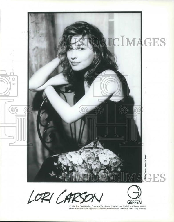 1990 Press Photo Lori Carson Country Folk Jazz Musician Singer Songwri - Historic Images