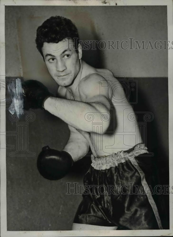 Boxer Fred Apostoli trains in NYC for Billy Conn bout 1939 Vintage Press Photo Print - Historic ...