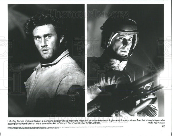Roy Dupuis Actor Andy Lauer Thriller Movie Screamers 1995 vintage promo photo print - Historic ...
