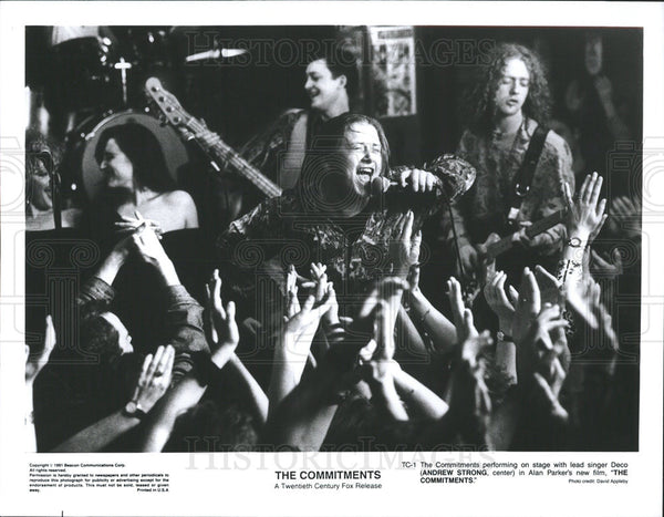Andrew Strong in The Commitments 1991 vintage promo photo print - Historic Images