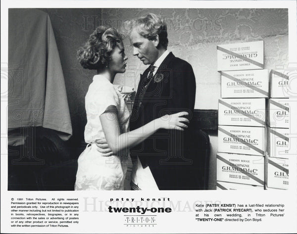 Patsy Kensit And Patrick Ryecart In Triton Pictures Twenty-One 1991 vintage promo photo print ...