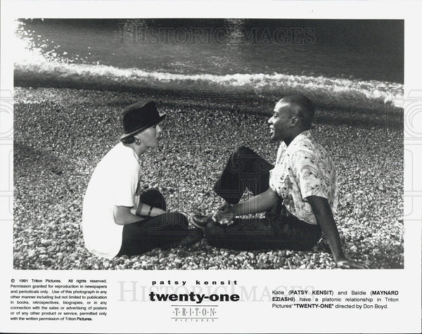 Patsy Kensit And Maynard Eziashi In Triton Pictures Twenty-One 1991 vintage promo photo print ...
