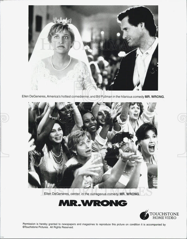 Ellen DeGeneres in Mr Wrong 1996 vintage promo photo print - Historic Images