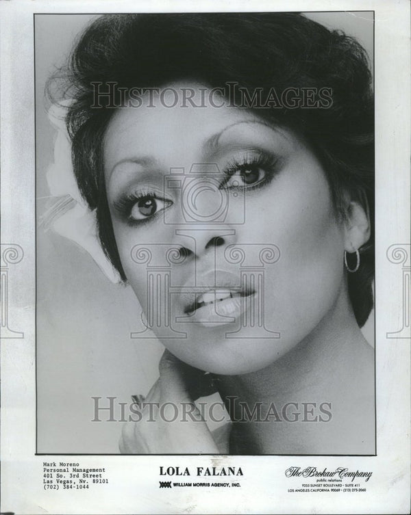 1972 Lola Falana actress singer dancer Cuba - RRV21977 - Historic Images