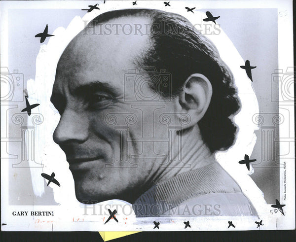 1980 Press Photo Conductor and Music Adviser Gary Bertini - Historic Images