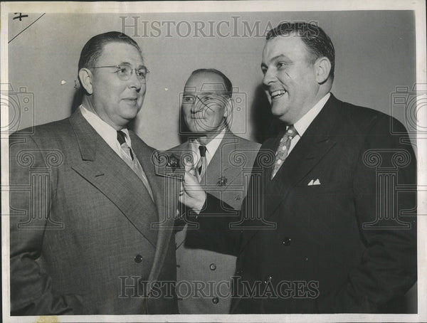 1949 Press Photo George Link Homicide Police John Sullivan Andrew Aitk - Historic Images
