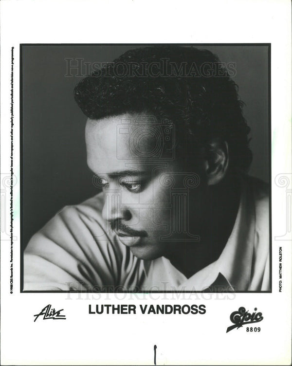 1988 Press Photo LUTHER VANDROSS AMERICAN SINGER SONGWRITER PRODUCER ...