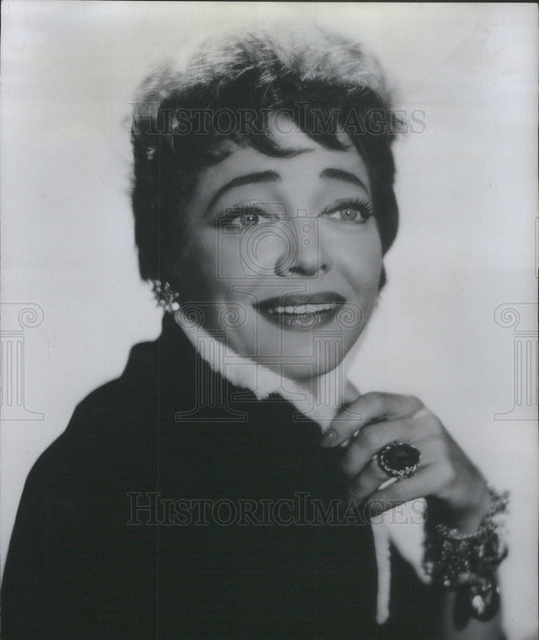 1973 Press Photo American Broadway Stage And Screen Actress Sylvia Sid - Historic Images