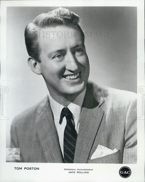 Actor Tom Poston 1967 Vintage Press Photo Print - Historic Images