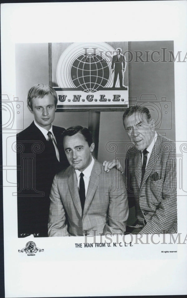 Press Photo The Man From U.N.C.L.E. Series David McCallum Robert Vaugh - Historic Images