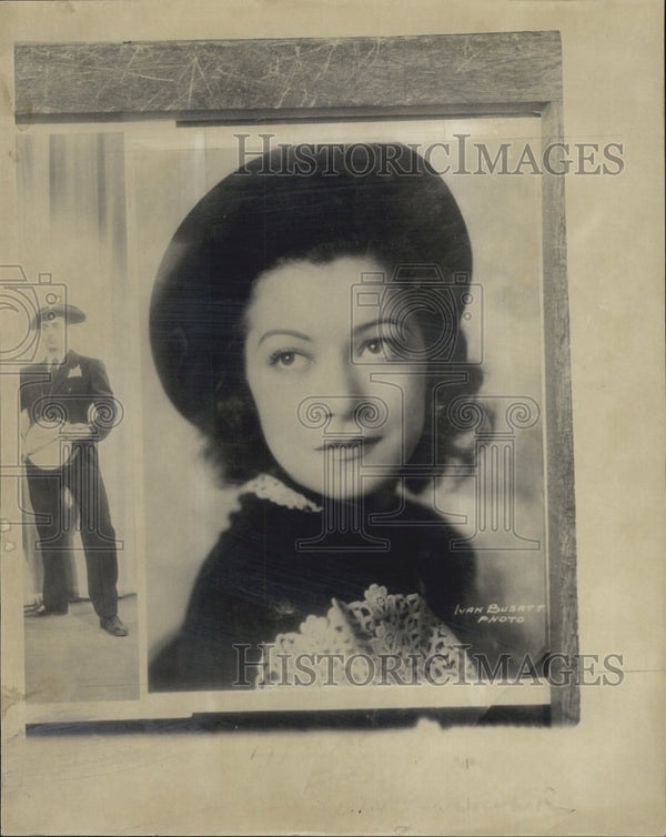 Actress Helen Beverly 1938 Vintage Press Photo Print - Historic Images