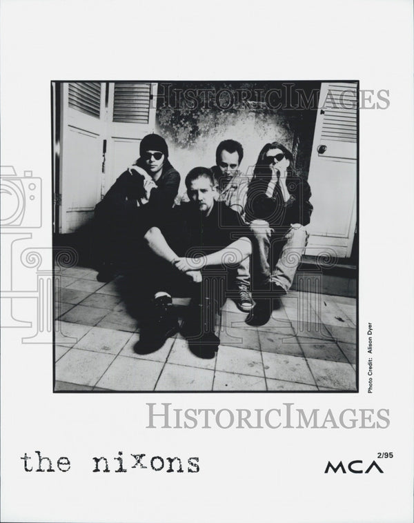 Post Grunge / Alternative Rock Band "The Nixons" 1995 Vintage Press Photo Print - Historic Images