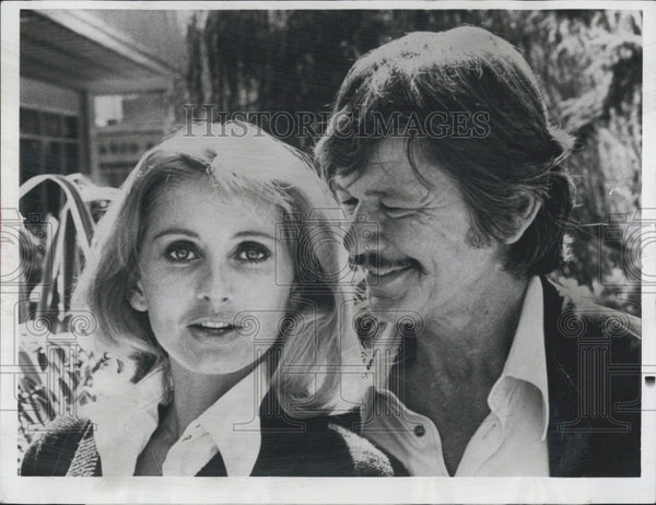 Actress Jill Ireland Husband Charles Bronson 1978 Vintage Press Photo Print - Historic Images