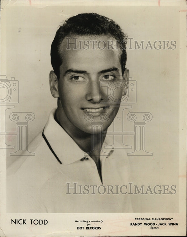 1958 Musician Nick Todd for Dot Records - RSM05491 - Historic Images