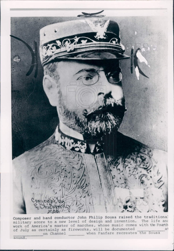 1976 Composer John Philip Sousa Press Photo - Historic Images