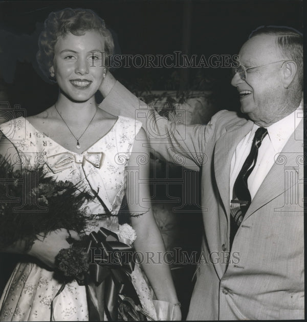 1955 Junior Maid of Cotton, Patsy Taylor, from Green County Alabama - Historic Images