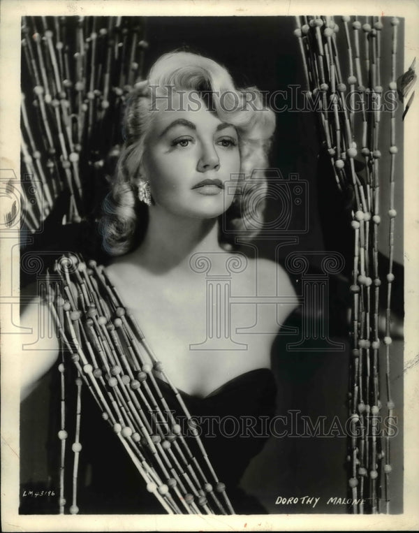 1957 Press Photo Actress Dorothy Malone Cvp76660 Historic Images