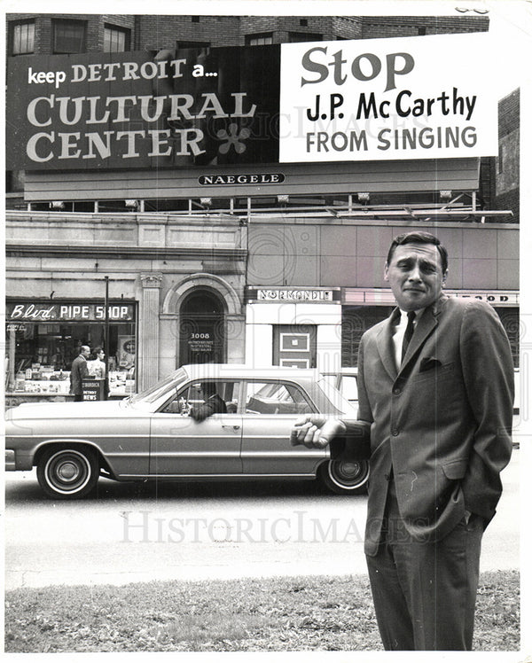1969, J. P. McCarthy Radio personality WJR - Historic Images