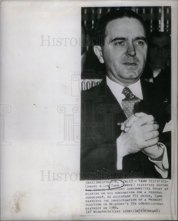 1985 Press Photo Edward Allen Tamm Federal Judge Law - DFPD62601 ...