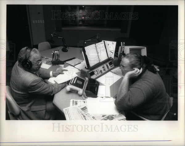 1988 Press Photo Mayor Young and Bob Talbert - DFPD72927 - Historic Images