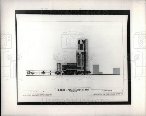 1984 Press Photo Millender Center ApartmentsRenaissance - DFPD74093 ...