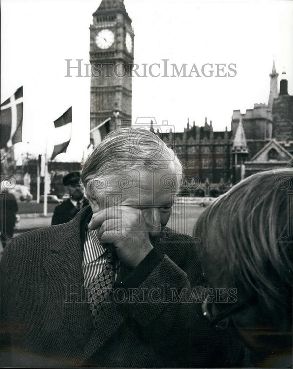 Press Photo Jim Prior gives news conference on death of Airey Neave ...