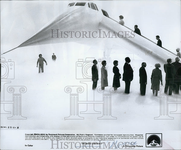 1978 Press Photo Warren Beatty, Buck Henry, "Heaven Can Wait ...