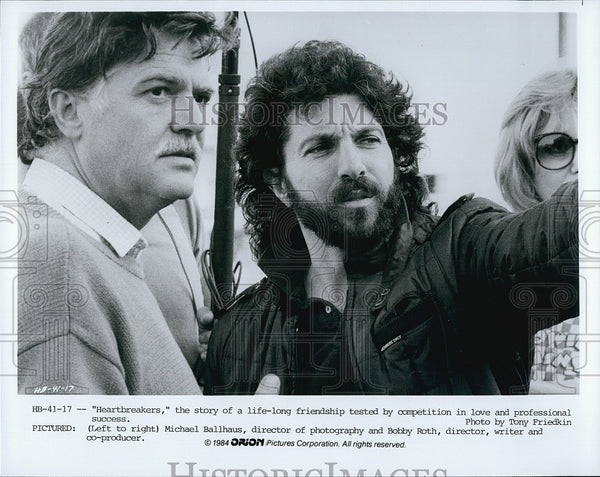 1984 Press Photo "Heartbreakers" director Michael Ballhaus,Bobby Roth ...