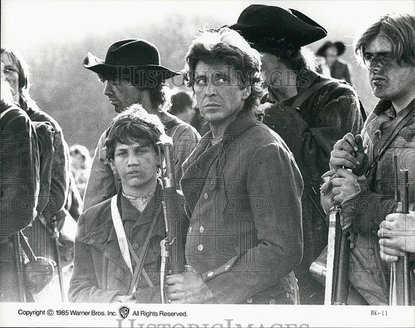 1985 Press Photo Al Pacino in "Revolution" - Historic Images