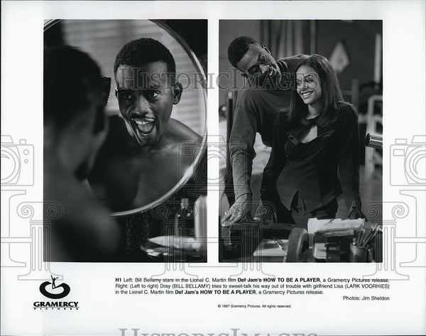 1997 Press Photo Actor Bill Bellamy in "How to Be a Player" - Historic ...