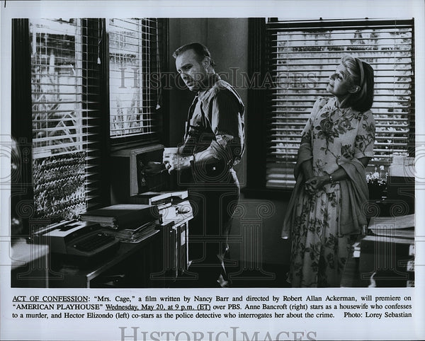 1985 Press Photo "Mrs Cage" Anne Bancroft & Hector Elizando - Historic ...