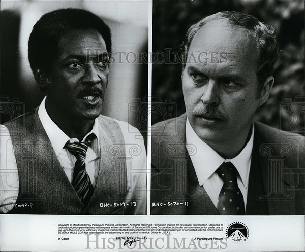 1984 Press Photo Gilbert Hill, John Aston "Beverly Hills Cop ...
