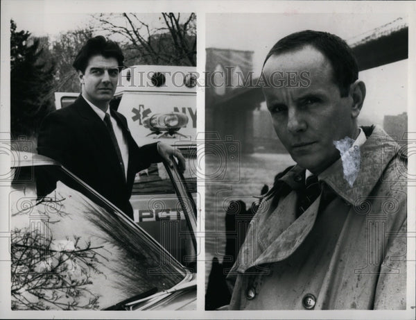 1990 Press Photo "Law & Order" Michael Moriarty, Chris Noth - Historic ...