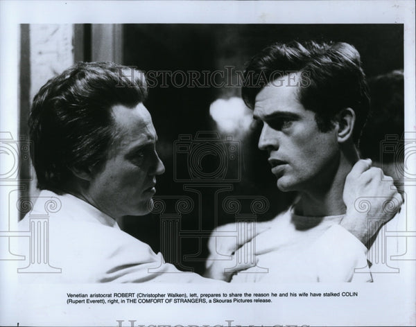 1991 Press Photo Christopher Walken Ruper Everett The Comfort of ...