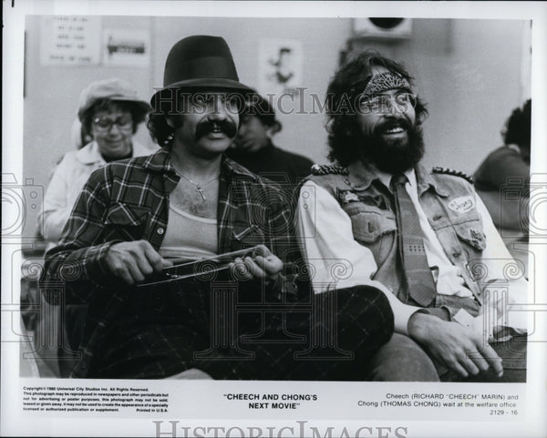 1980 Press Photo "Cheech & Chong's Next Movie" Thomas ZChong, Cheech ...