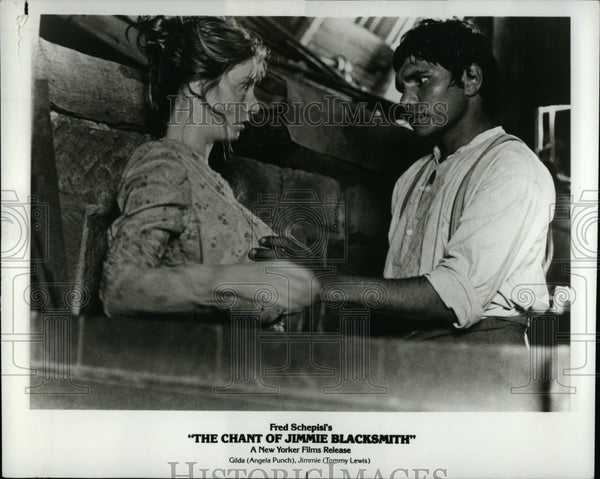 Press Photo Angela Punch and Tommy Lewis in "The Chant of Jimmie ...