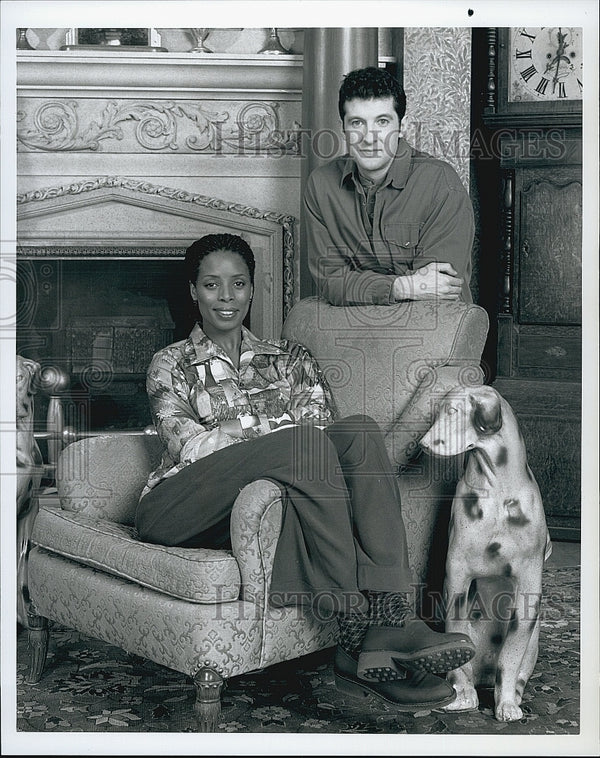 Press Photo Tasha Smith, Anthony Clark "Boston Common" - Historic Images